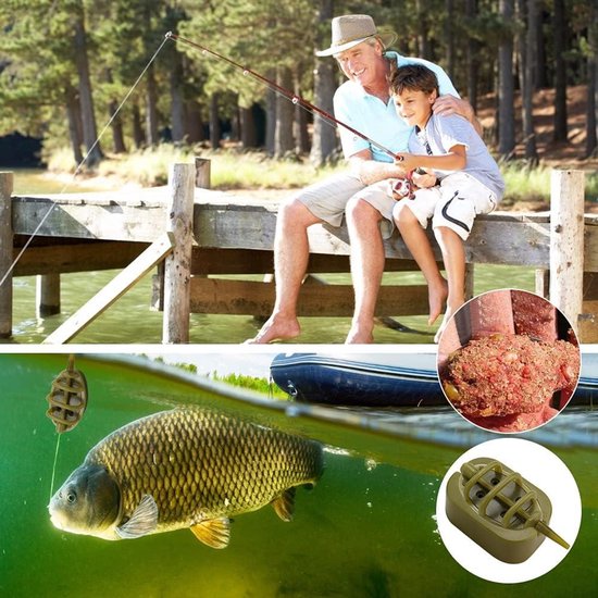 Allecto Plus - Visvoer Set voor Vissen - Inline Method Feeder Set ...