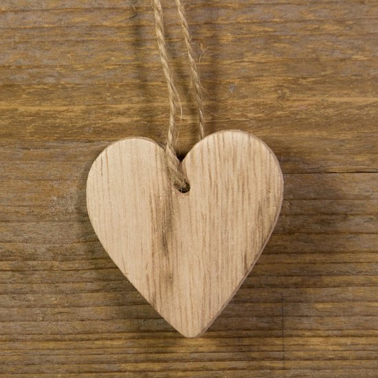 Cadeauhanger houten Hart | bol