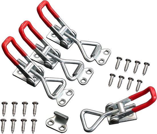 Rocker Clamp Locks - Set van 4 stuks, Multifunctionele Quick Release ...