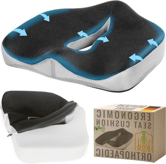 Ergonomisch orthopedisch stuitbeenkussen - SK-U0110 | Zitverhoging ...