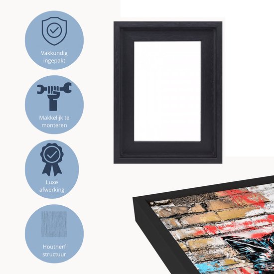 Graffiti kat met wol bol - Kat schilderij - Muurkunst dieren - Street ...