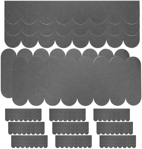 Zelfklevende Dakspanen voor Vogelhuisjes - Mini Bitumen Dakpannen - 32 ...