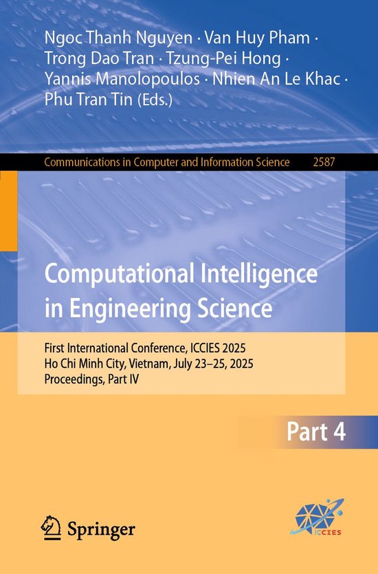Communications in Computer and Information Science 2587 - Computational Intelligence... | bol