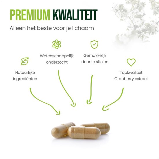 Blaas & Urineweg - Exocyan® Cranberry extract - Capsules met D-mannose ...