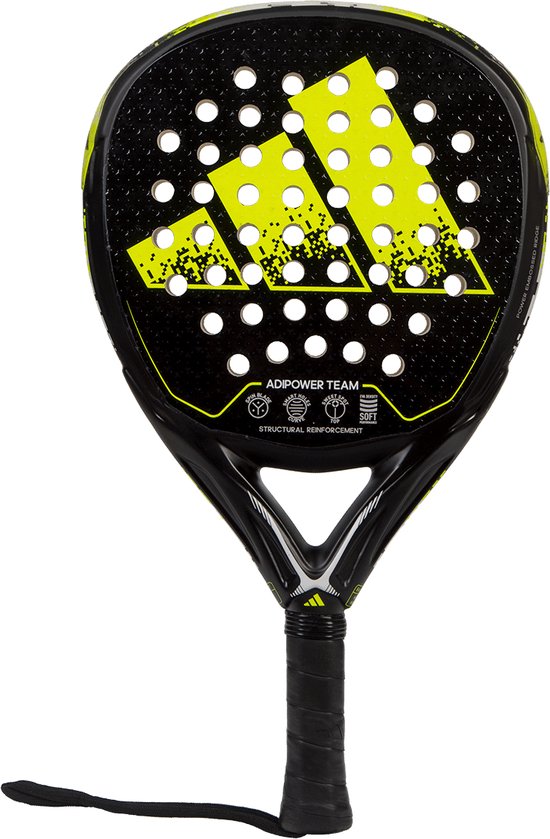 Adidas AdiPower Team (Diamant) - 2023 padel racket zwart/geel | bol