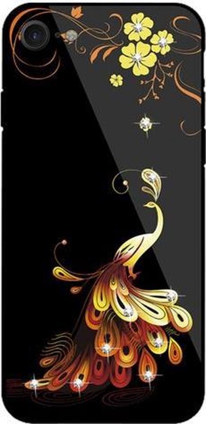 NXE Phoenix iPhone 7 8 SE 2020 hybride TPU PC case - Kristallen Zwart ...
