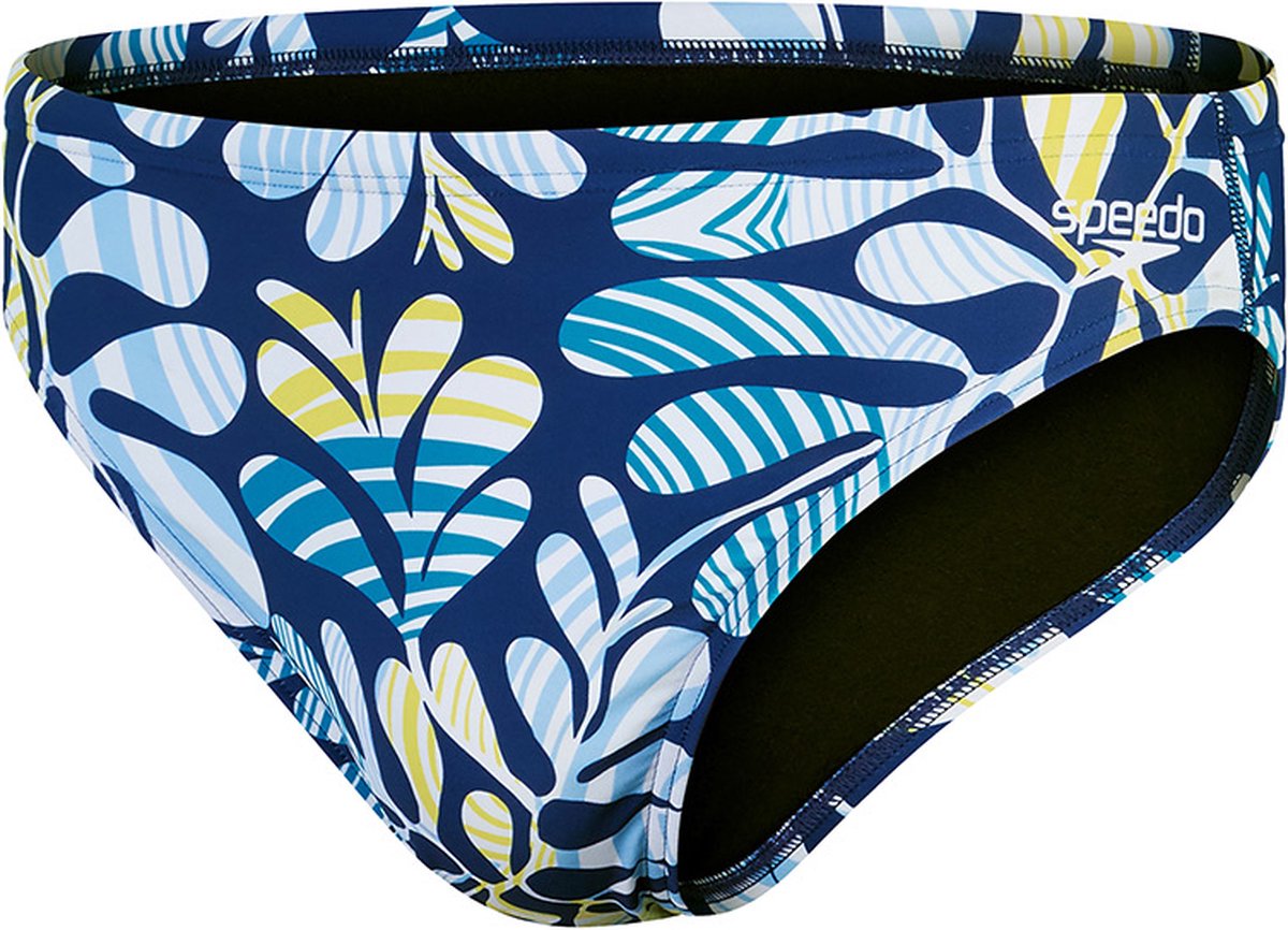Speedo zwemslip 5cm escape flower blauw - XL | bol.com