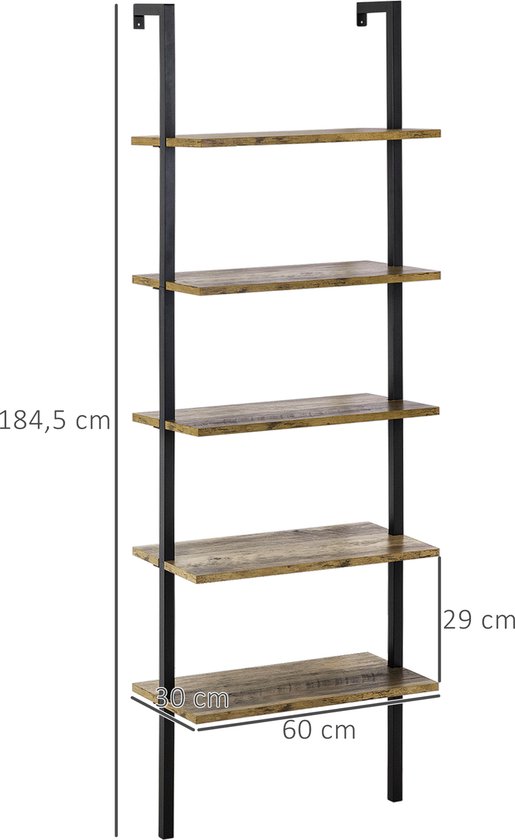 HOMCOM Ladderplank met kantelbeveiliging 838-111 | bol