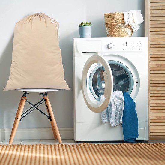 Waszak set van 2 - 71 x 91 cm, 100% katoen, duurzame waszak met ...