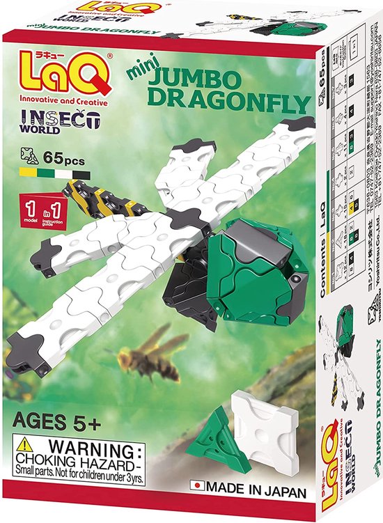 LaQ Insect World Mini Jumbo Libelle - 65-delig | bol.com