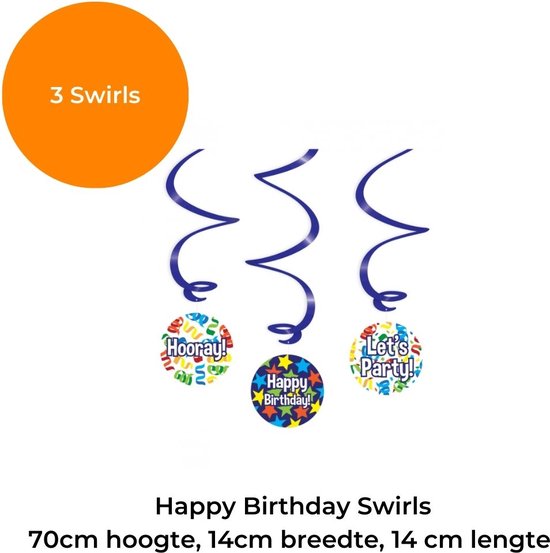 Happy Birthday Versiering Pakket | Versiering Happy Birthday ...