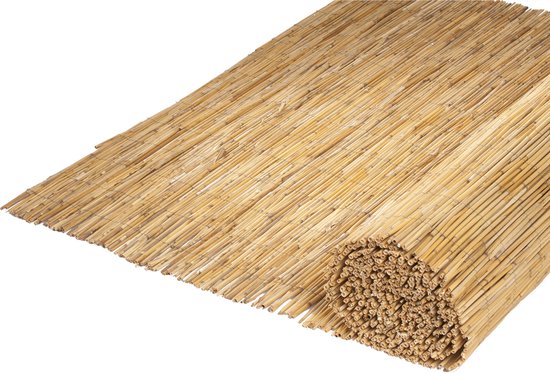 8x rollen rietscherm / rietmat op rol - 500 x 100 cm - schuttingen ...