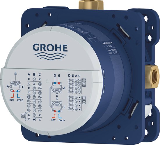 Grohe Grohtherm Smartcontrol 310 Ensemble de douche à effet de pluie ...