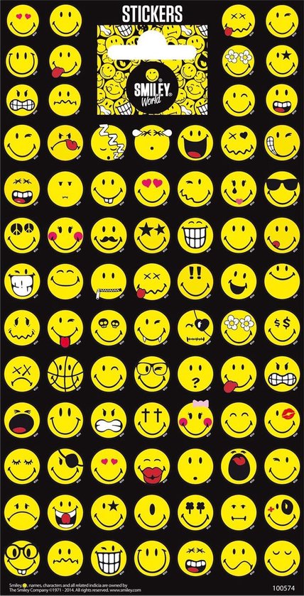 Stickers Smiley 2 Twinkle | bol.com