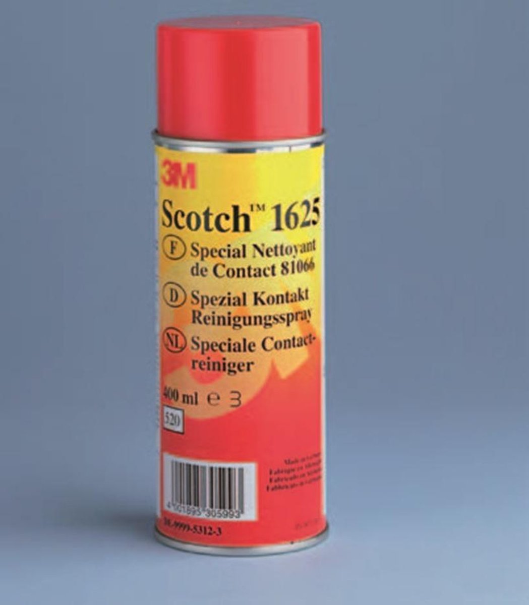 3M Spray Contactcleaner 1625 400Ml - BUS1625 | bol.com