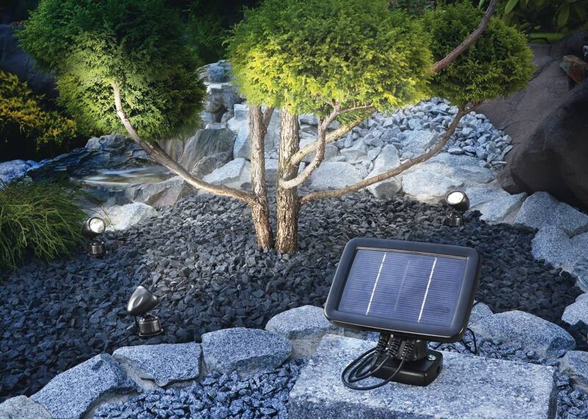 Esotec Solar Prikspot - Zonne energie - LED - 3 stuks - Zwart | bol.com