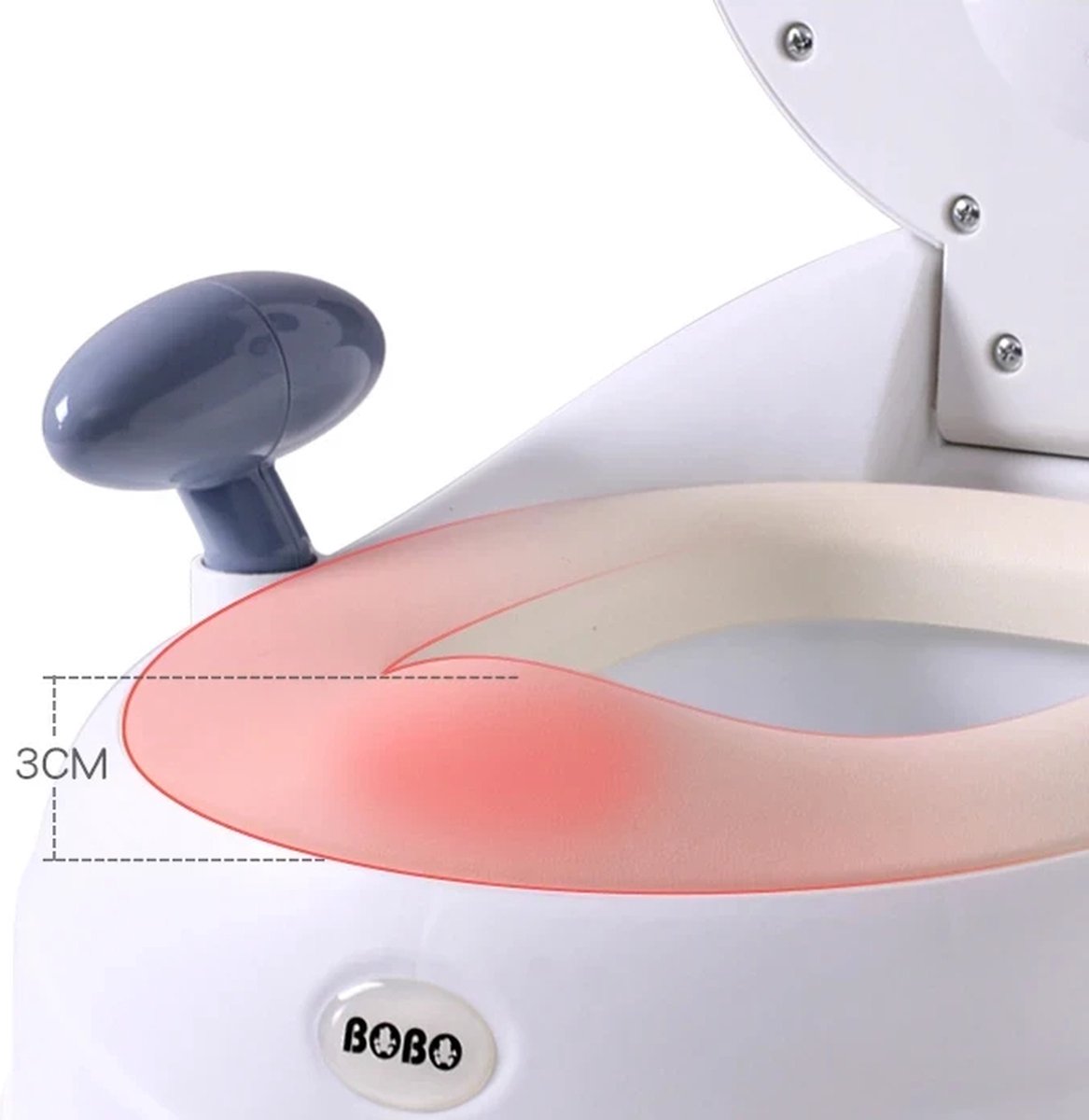 Potje Panda Beer Blauw - zindelijkheidstraining - Baby - Unisex - Wc ...