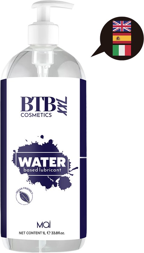 BTB COSMETICS - BTB WATER BASED LUBRICANT 1000 ML | bol