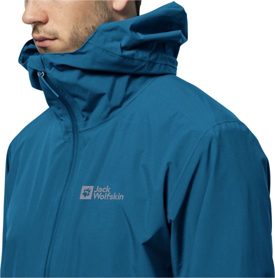 Jack Wolfskin Pack & Go Shell M - Everest blue - Outdoor Kleding ...