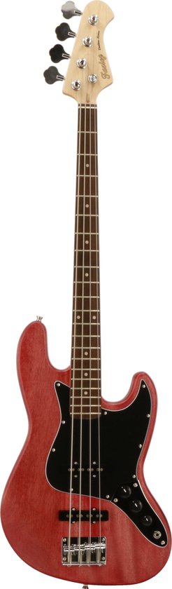 Fazley Outlaw Series Judge Basic Red elektrische basgitaar met gigbag | bol
