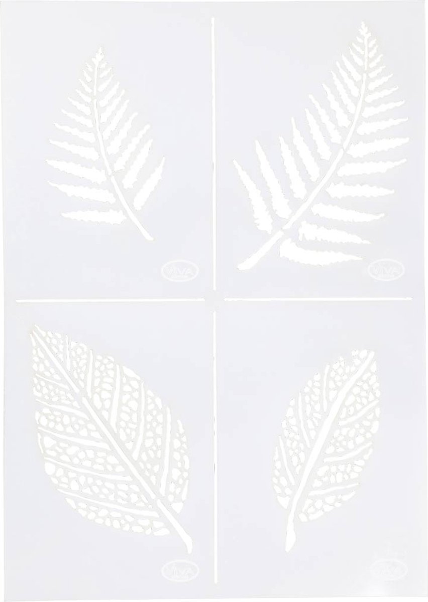 Flexibel sjabloon, bladeren, A4, 210x297 mm, 1 stuk | bol