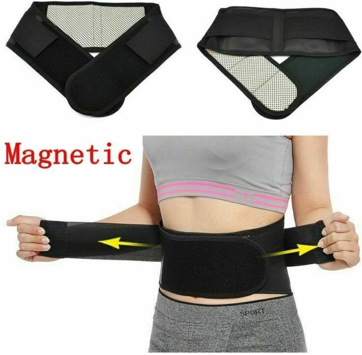 Allernieuwste.nl® Orthopedisch Toermalijn Infrarood Massage Zelfwarmend - Magneet -... | bol.com