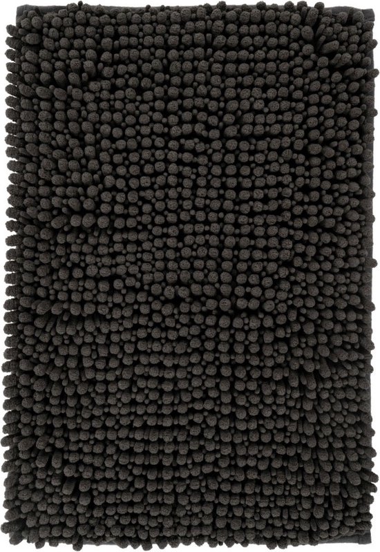 Tapijtenloods Fluffy Badmat Antislip - Antraciet - 40x60 CM - Douchemat ...