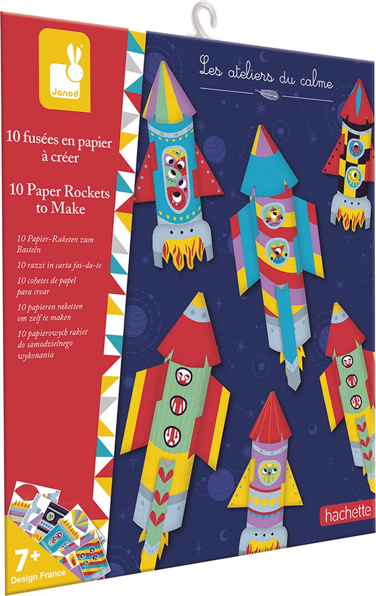 Janod Atelier - Raketten maken, inclusief lanceerstation | Games | bol.com