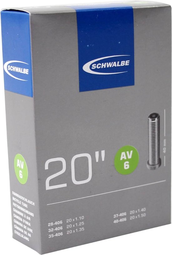 Fietsband - Schwalbe - Buiten- & binnenband - Road Cruiser & AV6 - 20 inch x 1.10 -... | bol