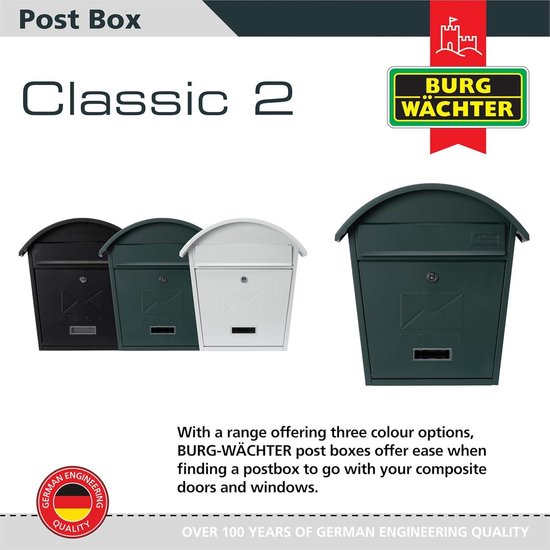 Klassieke groene brievenbus - Sterling MB06 | bol
