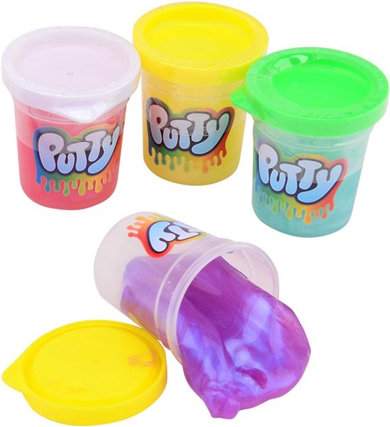 Lot de 4 slimes John Toy Putty | bol