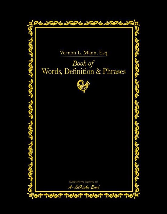 Book of Words, Definitions, & Phrases (ebook), Vernon Mann ...
