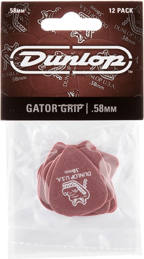 Jim Dunlop - Gator Grip - Plectrum - 0.58 mm - 12-pack | bol