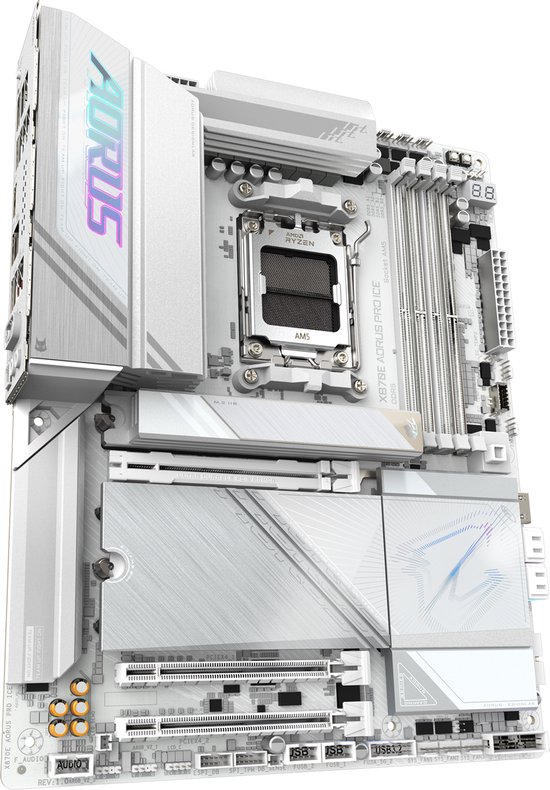 Gigabyte X870E AORUS PRO ICE - Moederbord ATX - Socket AM5 - AMD X870E ...