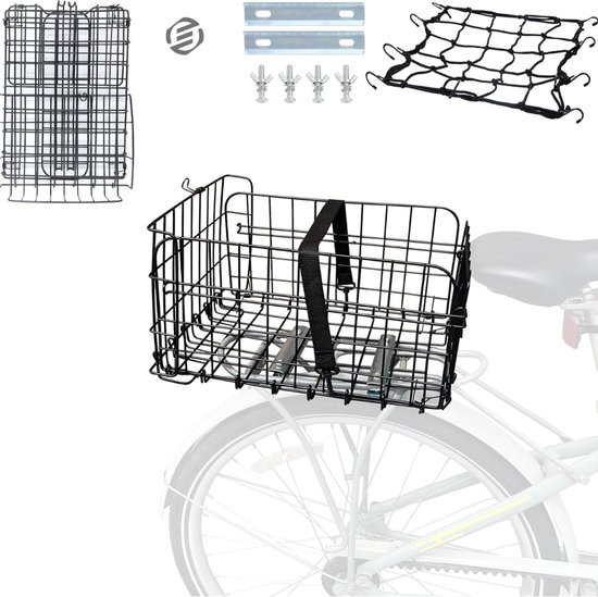 Equivera Fietsbak - Fietsmand - Fietskrat - Fiets Mand - Fietsmanden ...