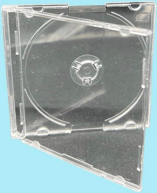 Transparante CD-hoezen voor 8 cm discs - 25 stuks | bol