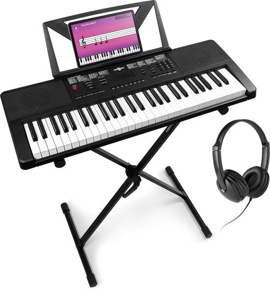 MAX Rhapsody54 keyboard piano met 54 toetsen - Complete set met ...