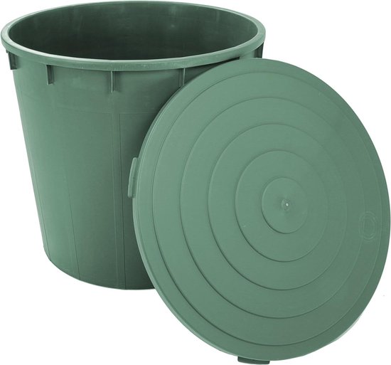 Regenton met deksel - 500 liter regenwatertank - watervat met kraan ...