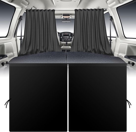 2 stuks auto scheidingsgordijnen zonwering, 140 x 80 cm, auto ...