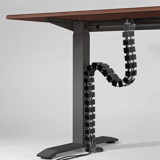Universele kabelgoot voor bureau - kabelmanagement systeem - lengte 128 ...