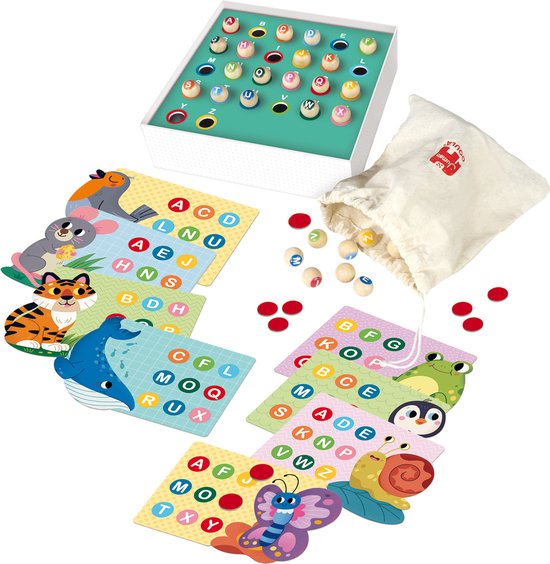 Jumbo - Goula - Alphabet Bingo - Bingo pour les enfants à partir de 3 ...