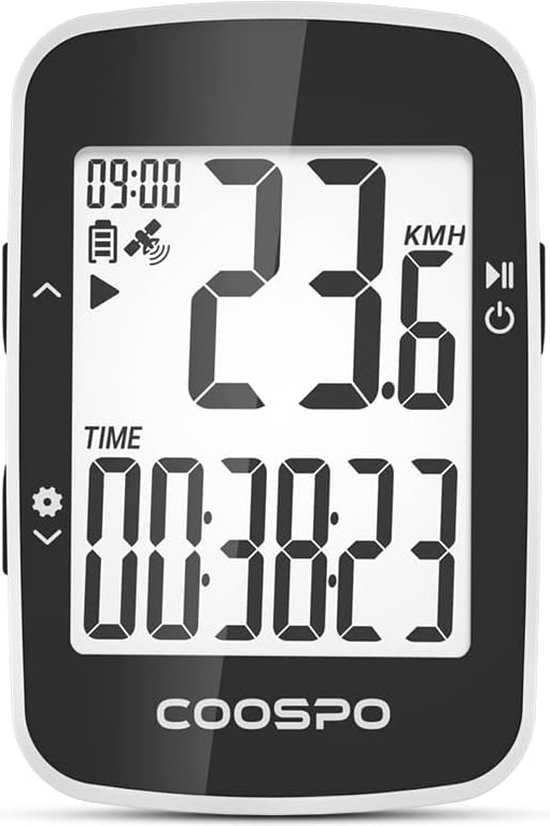 GPS Fietscomputer met Bluetooth 5.0 - Draadloos, Waterproof en ...