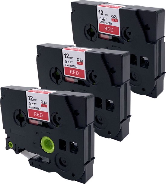 DULA Brother Compatible label tape- Tze-435 - 3 cassettes - Brother P ...