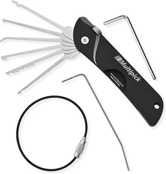 Pocket Lockpick Set - Verbeterde Lockpicking Gereedschap voor Beginners ...