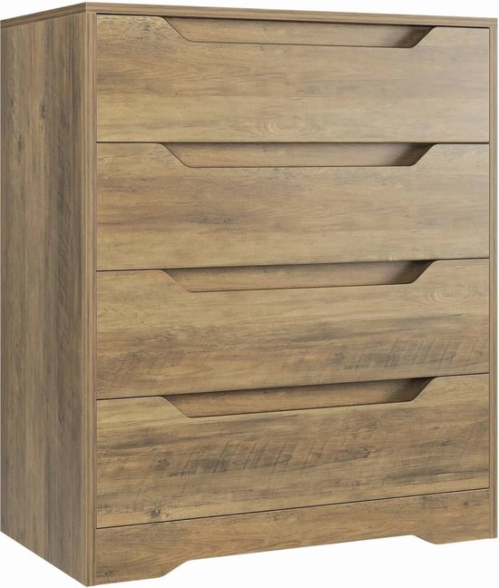 Moderne Commode met 4 Laden - Multifunctionele Kast voor Opbergruimte ...