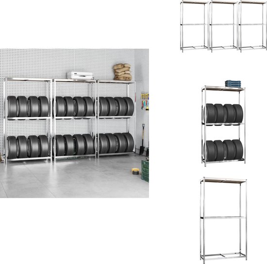 vidaXL Bandenrek - Bandenrekken - Banden Opslag - Band Rek ...