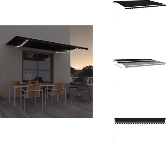 vidaXL Uitschuifbare Luifel - Uitschuifbare Luifels - Uittrekbare Luifel - Uittrekbare... | bol