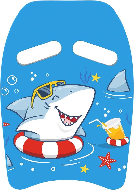 Cartoon Shark Swim Kickboard for Kids - Swimming Training Kick Board ...