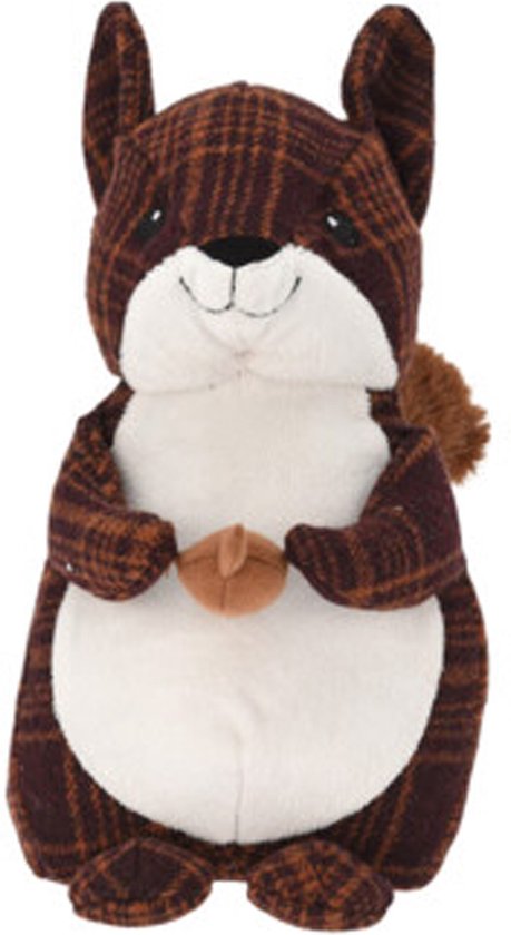 H&S Collection Deurstopper - eekhoorn - 24 x 14 x 23 cm - polyester - dieren thema... | bol
