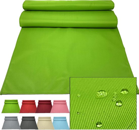 Waterafstotende Outdoor Tafelloper 50 x 150 cm - Groen | bol